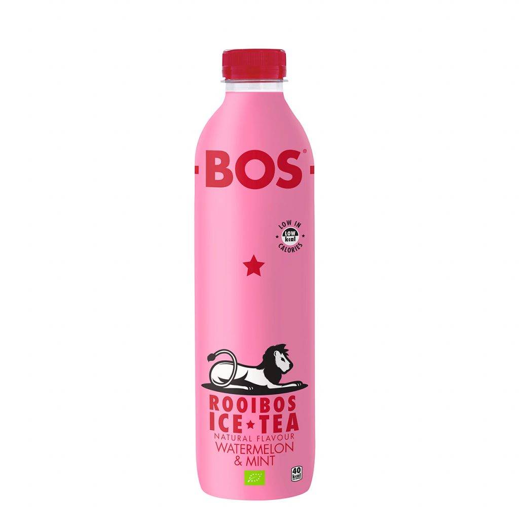 BOS Ice Tea - Watermelon & Mint, Pack of 6 PET Bottles, 1 Litre - South ...